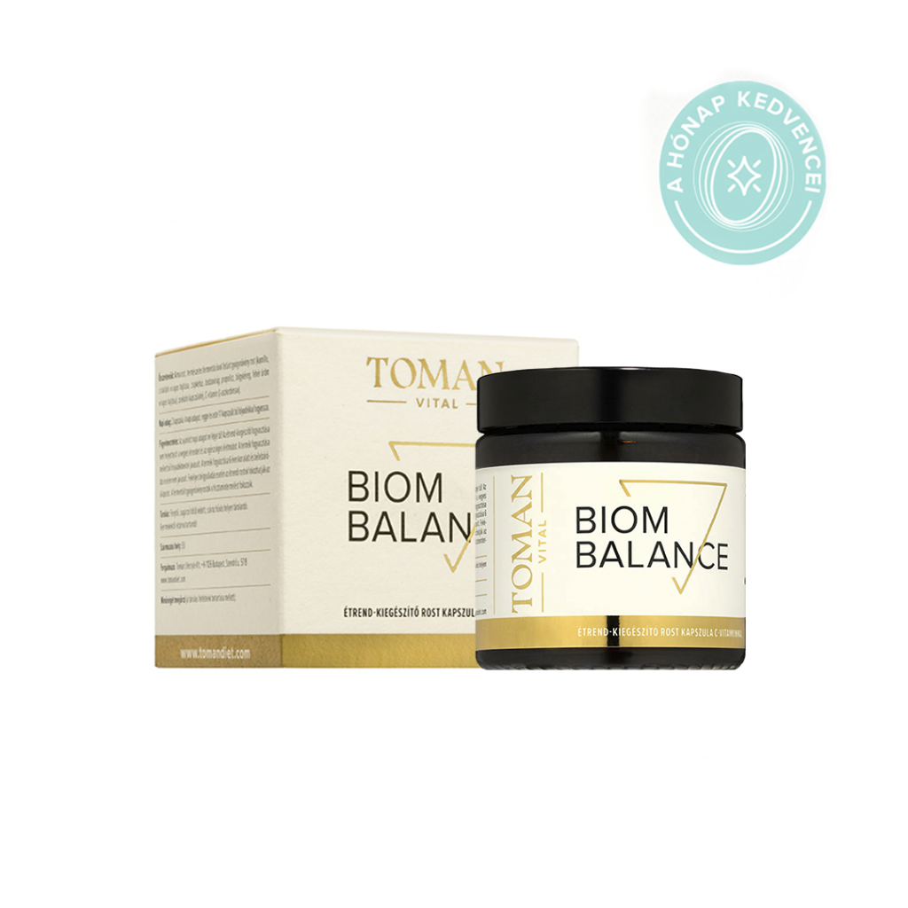 Biom Balance prebiotikus összetételű étrend-kiegészítő kapszula