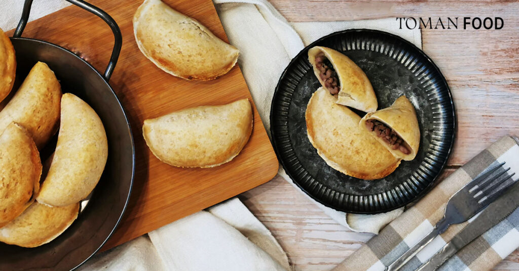 Gombás, spenótos, darált húsos pirog gluténmentes lisztkeverékkel