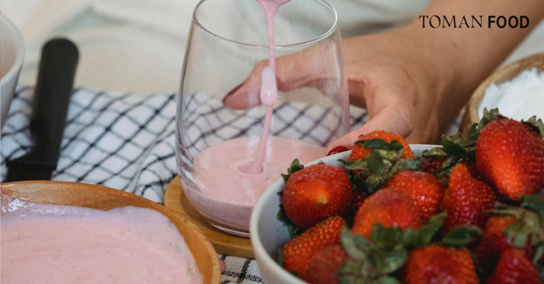 Gluténmentes, fehérjében gazdag, vaníliás, epres krémtúró